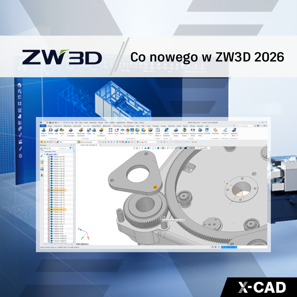 Nowości w ZW3D 2026 - X-CAD.pl